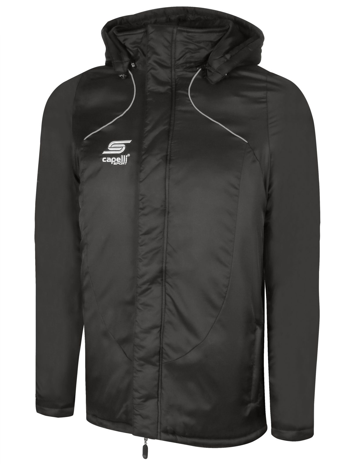Adult BASICS Stadium Coat w/ Removable Hood - CAPELLI SPORT Europe