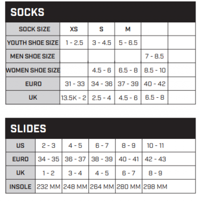 SIZE CHARTS - CAPELLI SPORT Europe