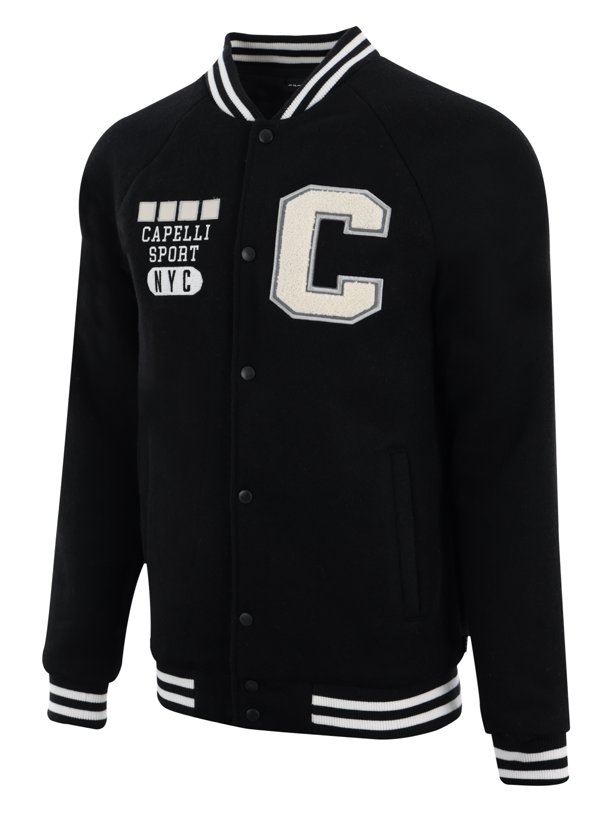 Adult LIFESTYLE Felted Collegiate Jacket - CAPELLI SPORT Europe